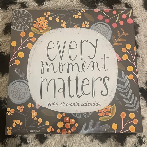 Office | New 225 Calendar Every Moment Matters Floral | Poshmark